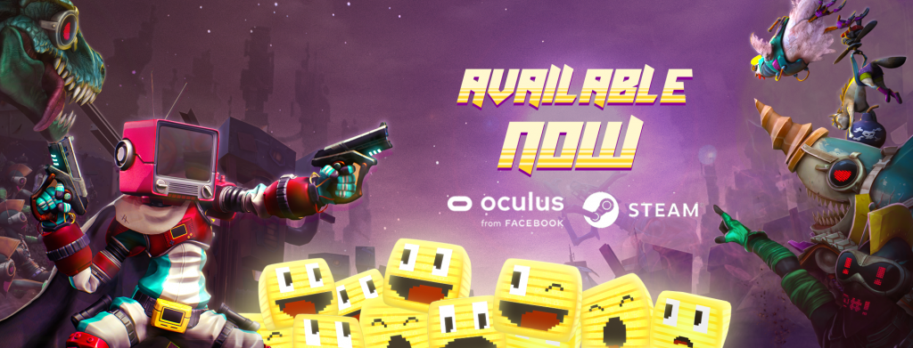 VR Video Game: Captain Toonhead vs The Punks From Outerspace